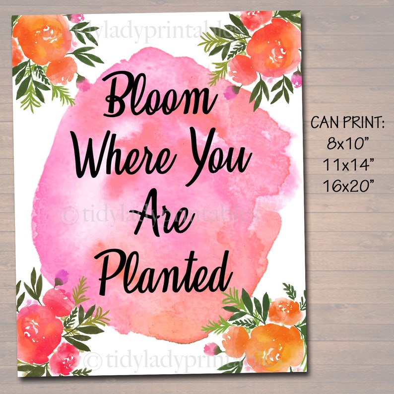 Inspirational Watercolor Printable Poster School Counselor | Etsy