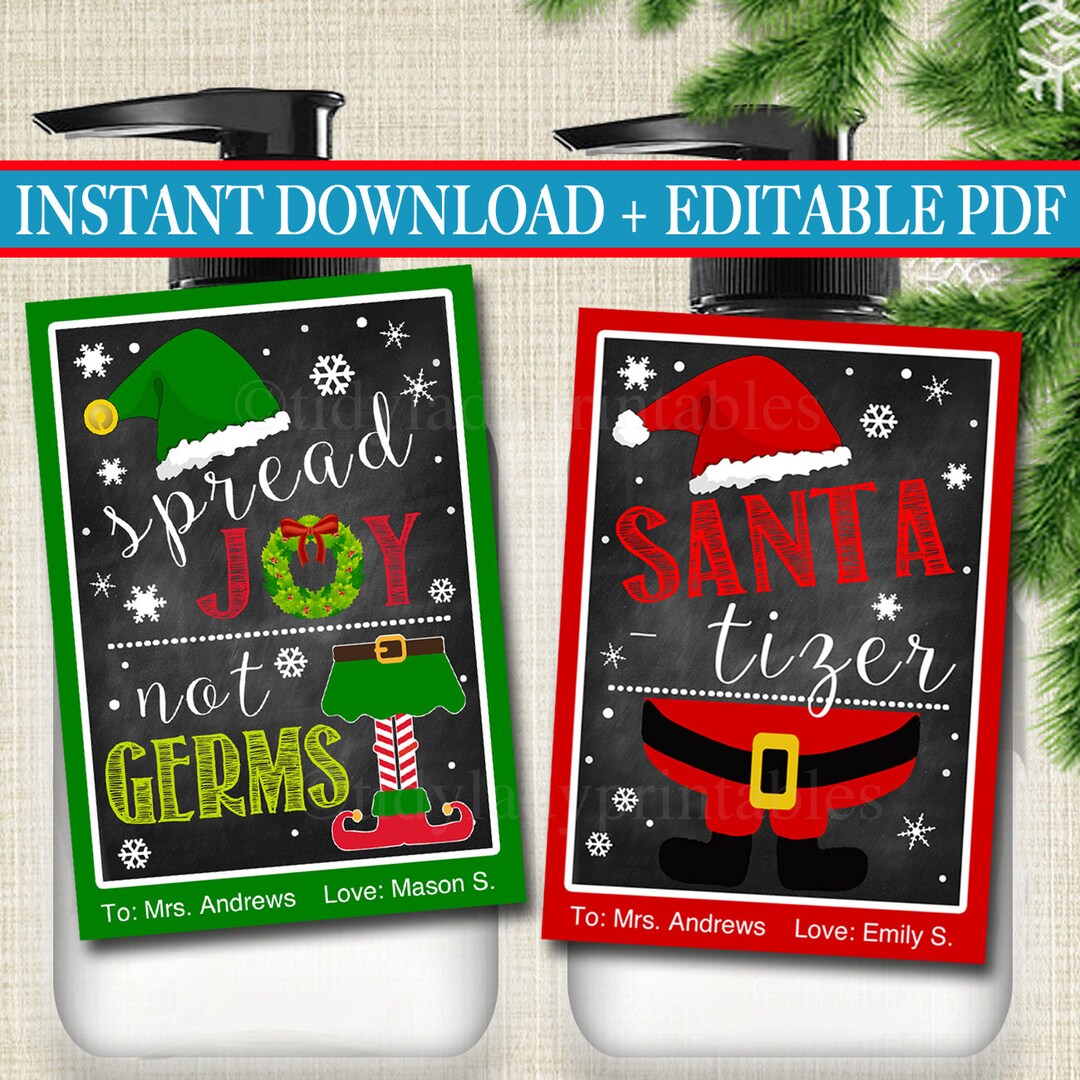 EDITABLE Christmas Soap Tags, Printable Holiday Soap Labels, Xmas ...