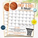 EDITABLE Basketball Pick a Date to Donate Printable, Basketball ...