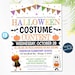 Editable Halloween Costume Contest Flyer, Voting Sign (printable) - Etsy
