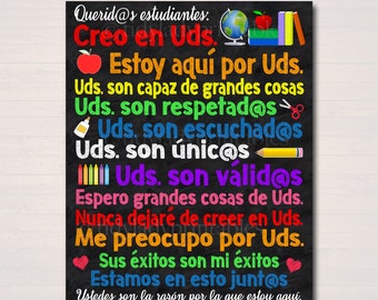 Dear Students Poster - Etsy