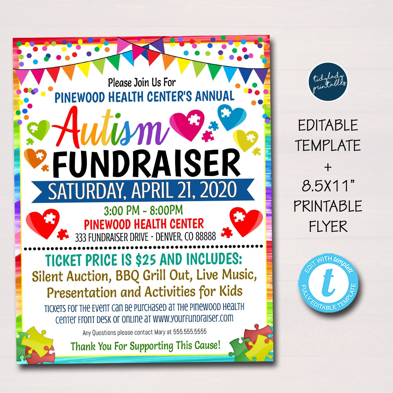 Charity Event Flyer Template