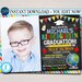 Editable Graduation Invitation Chalkboard Printable Kindergarten ...