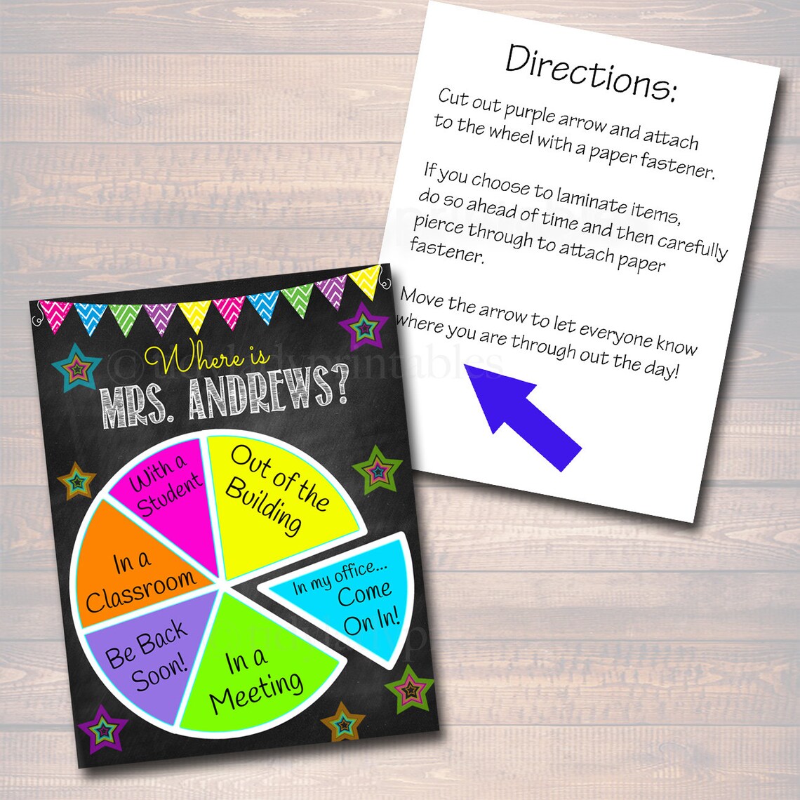 Editable Office Door Sign: Classroom Decor - Where is (INSTANT DOWNLOAD ...