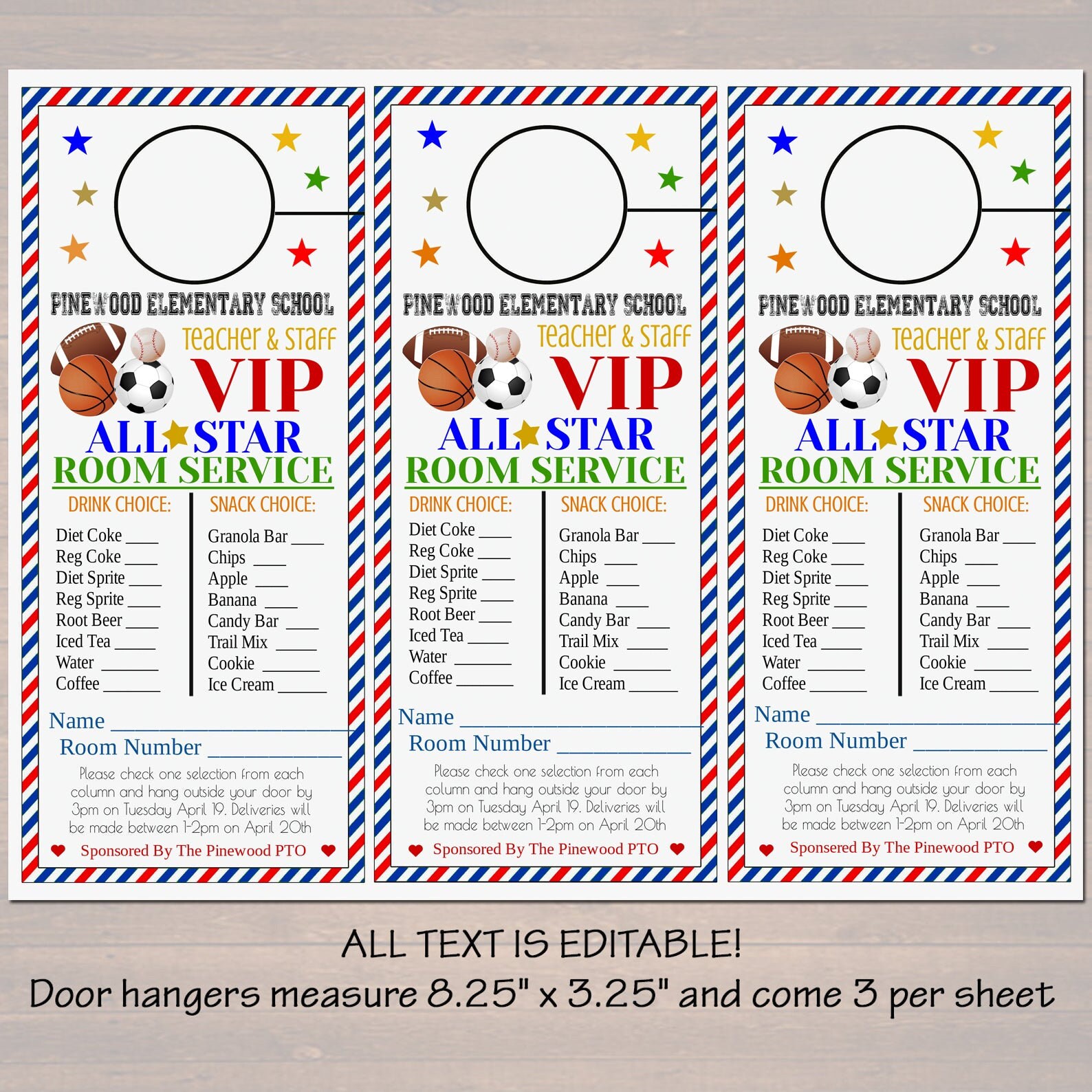 All Star Sports Theme Teacher Appreciation Week Printable Room - Etsy