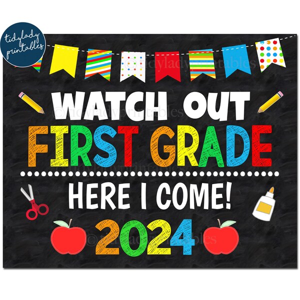 Watch Out 1st Grade - Etsy