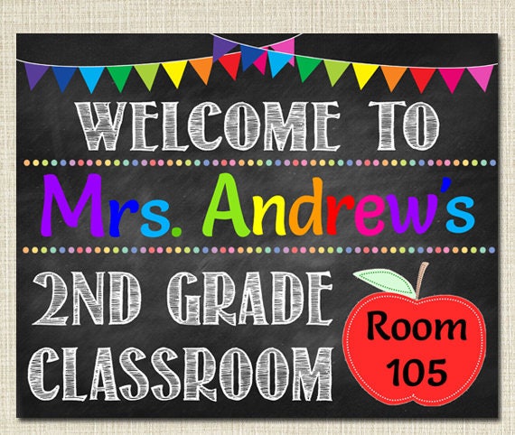EDITABLE Teacher Classroom Door Sign Classroom Decor Teacher - Etsy
