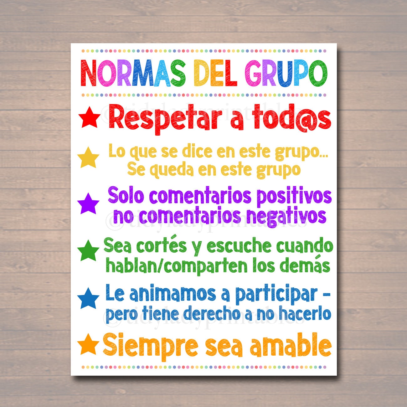 Home & Living Wall Décor Wall Hangings Spanish Counseling Poster ...
