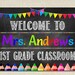 EDITABLE Teacher Classroom Door Sign, Classroom Decor, Teacher ...