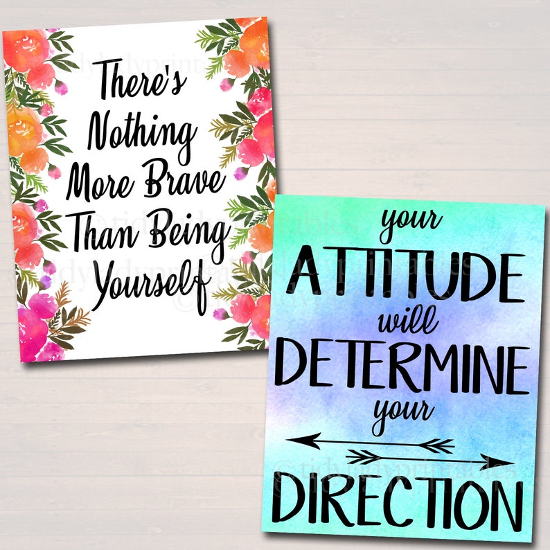 Inspirational Watercolor Posters: Classroom & Office Decor (set of 12 ...