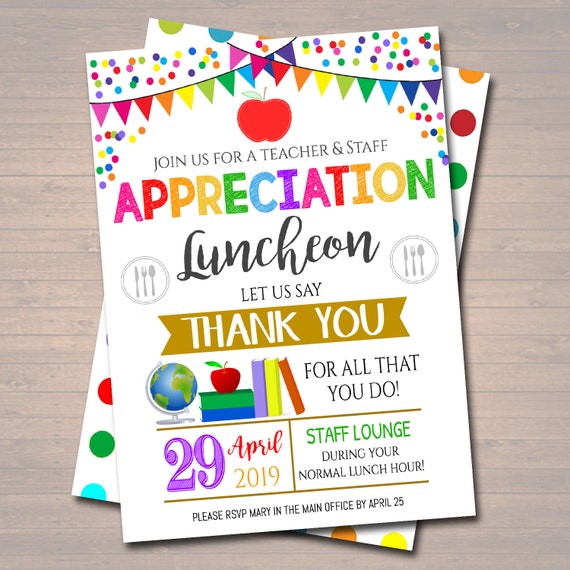Thank You Lunch Invitation