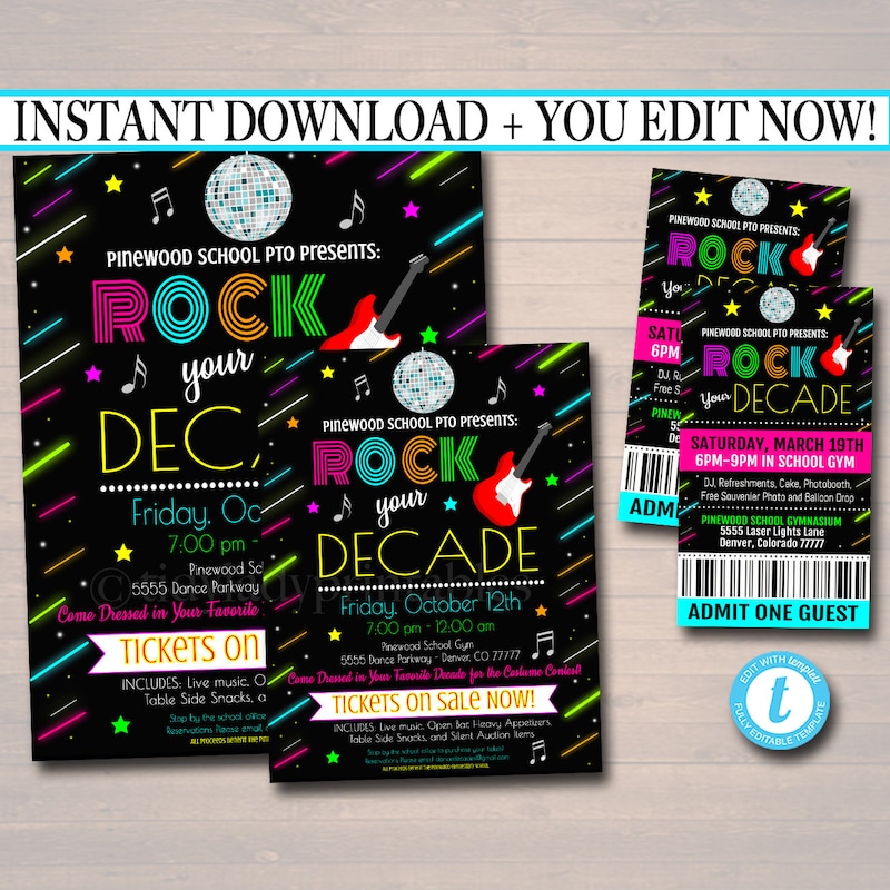 Decades Party - Etsy