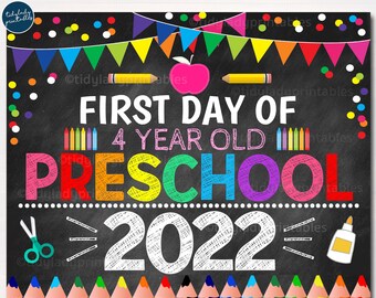 Four Year Old Sign - Etsy