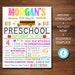 EDITABLE Birthday Gram Flyer, School Fundraiser Template, Birthday ...