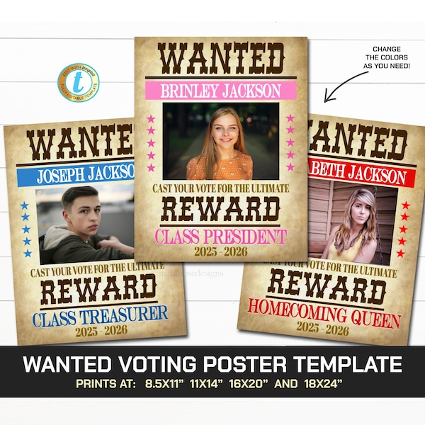 Student Council Treasurer Poster - Etsy