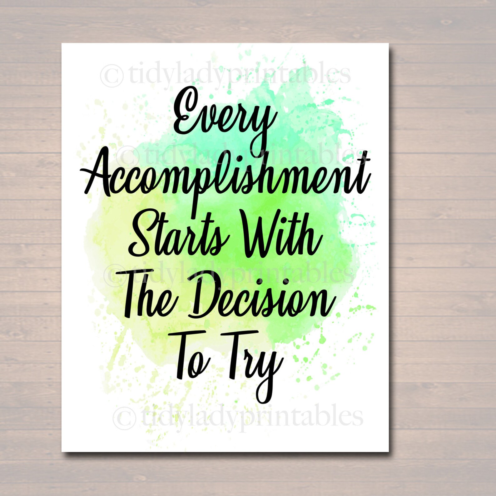 Inspirational Watercolor Printable Poster School Counselor | Etsy
