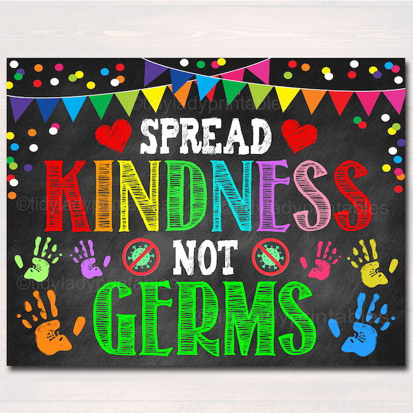 Spread Love Not Germs - Etsy