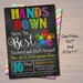 Editable Teacher Appreciation Invitation: Hands Down You're the Best ...