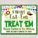 Cookie Booth Sign If You Can't Eat 'em Treat 'em, Donate Cookies to ...
