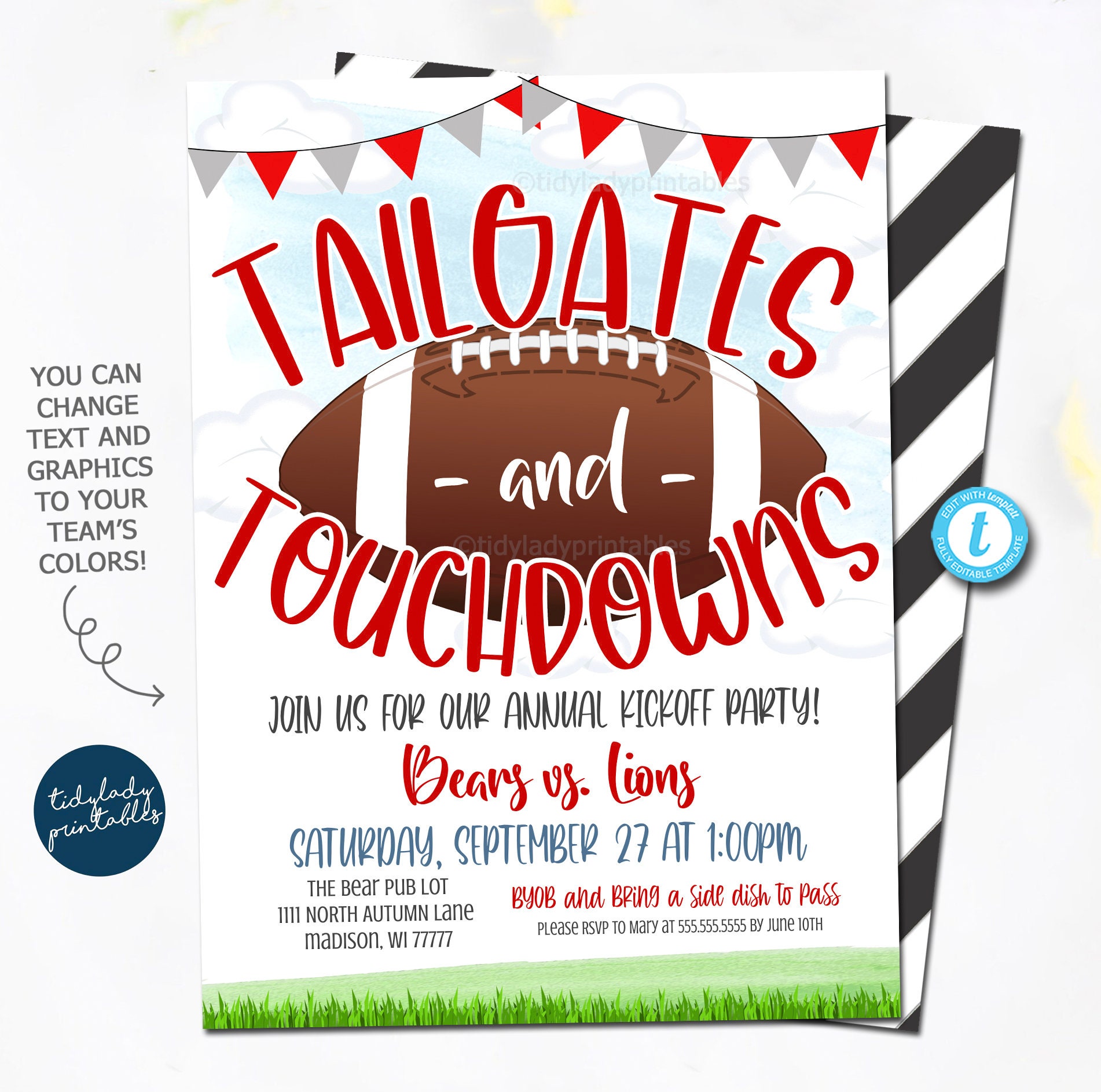 Tailgate Invitation Template