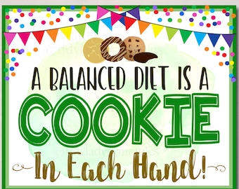 Cookie in Each Hand | Etsy