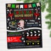 EDITABLE Christmas Movie Night Flyer, Printable PTA PTO Flyer Xmas ...