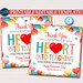 Teacher Valentine's Day Thank You Gift Tags, Thanks for Putting Your ...