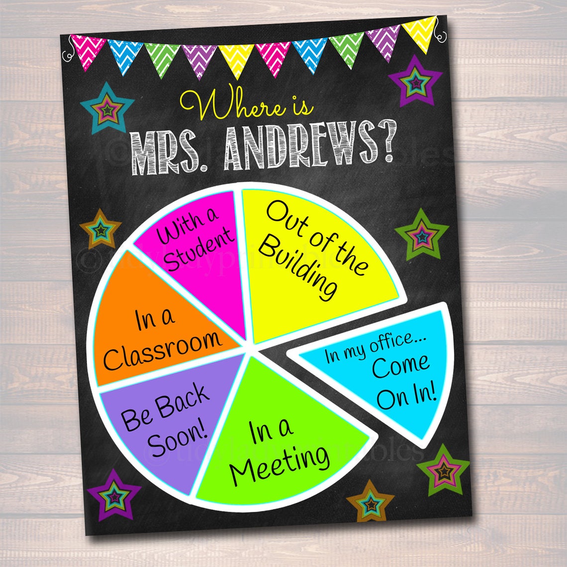 Editable Office Door Sign: Classroom Decor - Where is (INSTANT DOWNLOAD ...