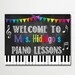Music Teacher Classroom Door Sign, Printable Classroom Decor, Custom ...