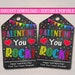 EDITABLE You Rock Valentine's Day Gift Tags, Staff Teacher Friend ...