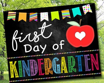 First Day of School 2022-2023 Printable Signs Instant Download Back to ...