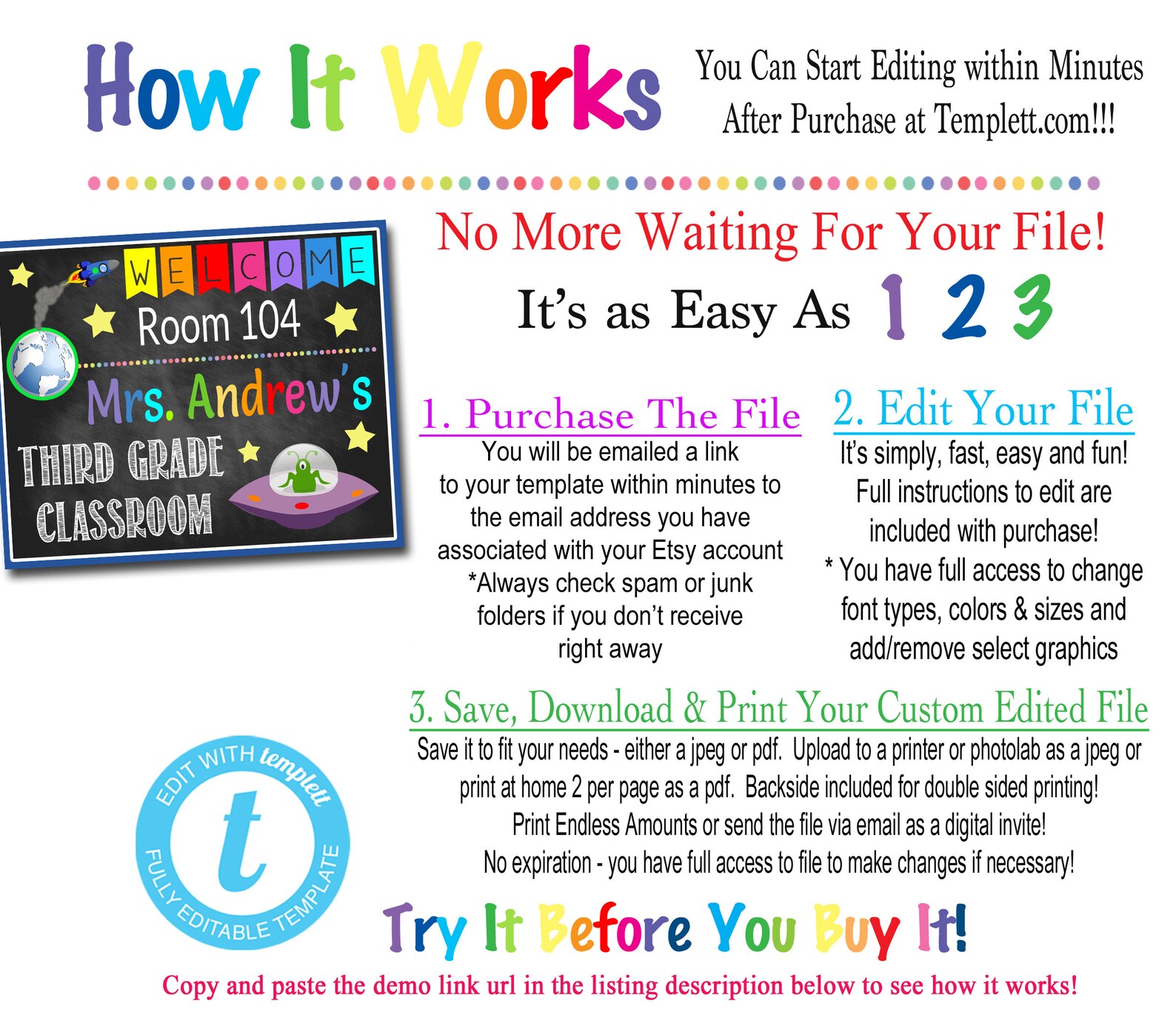 EDITABLE Outer Space Theme Teacher Classroom Door Sign, Teacher Door ...