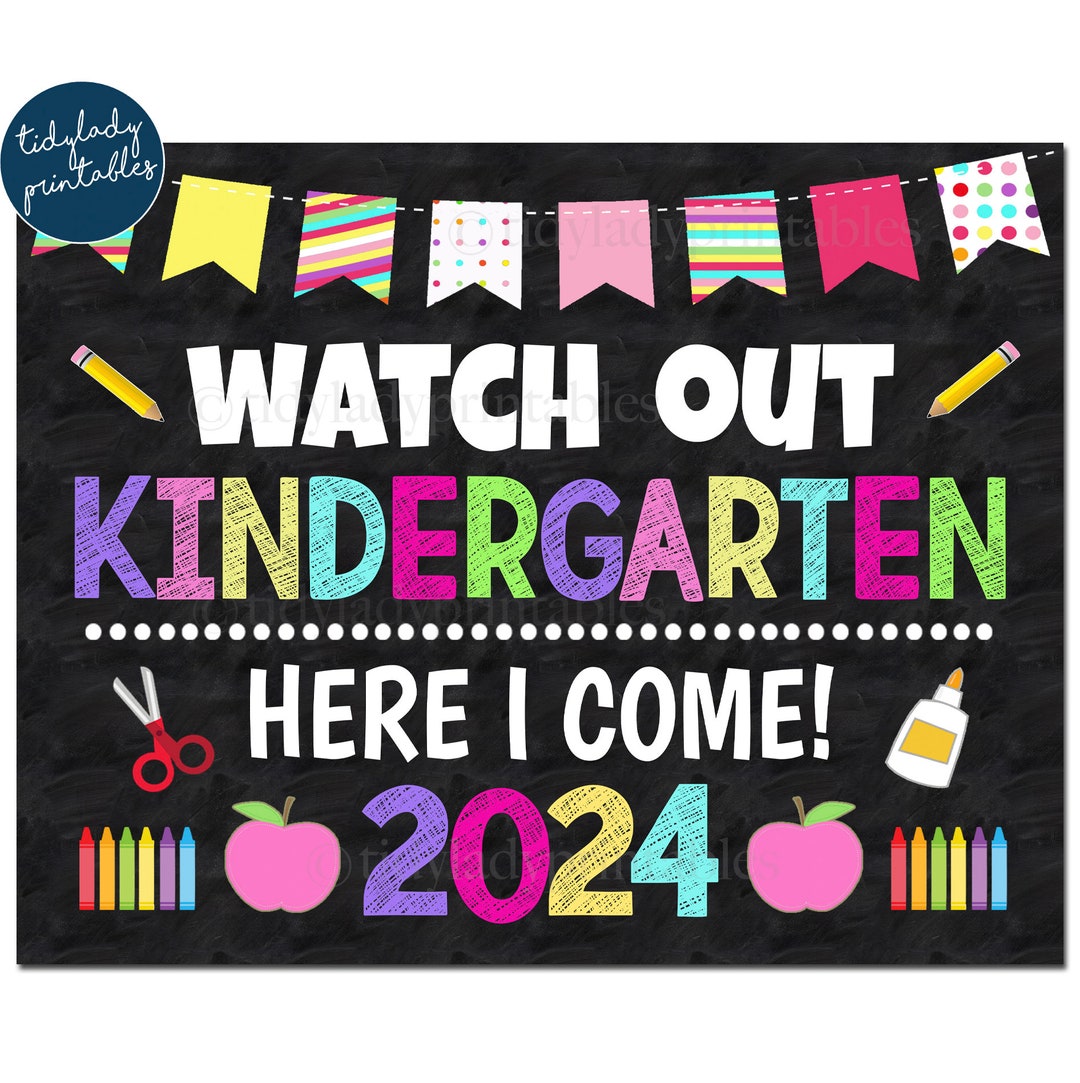 Watch Out First Grade Here I Come Back to School Printable Back to ...