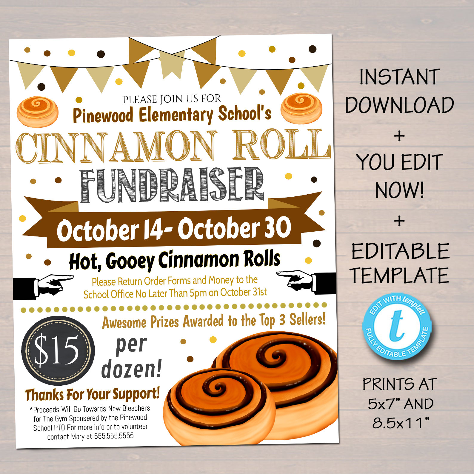 School Fundraiser Flyer