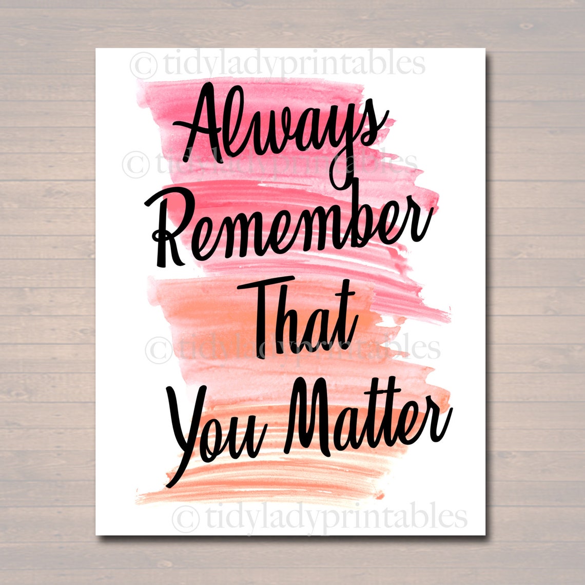 Inspirational Watercolor Printable Poster School Counselor | Etsy