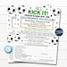 EDITABLE Soccer Clinic Registration Form Printable, Soccer Fundraiser ...