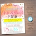 EDITABLE Craft Fair Flyer, Spring Summer Craft Show Invitation Handmade ...