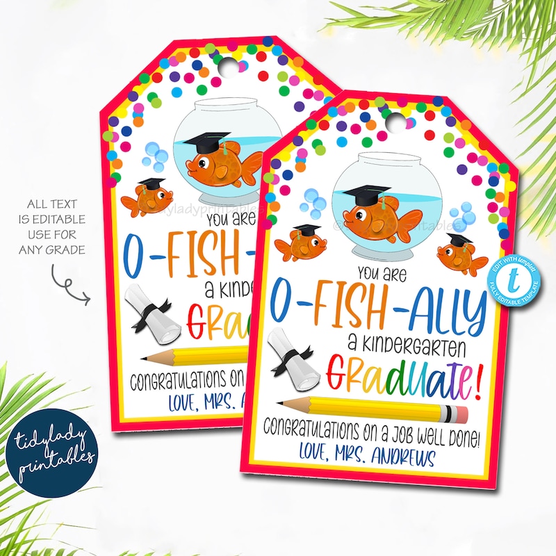 O Fishally Graduated - Etsy