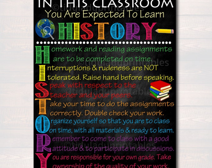 Classroom Bill of Rights, Classroom Rules Decal, Rights and ...