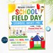 Editable School Field Day Flyer: Printable PTA Event Invitation - Etsy