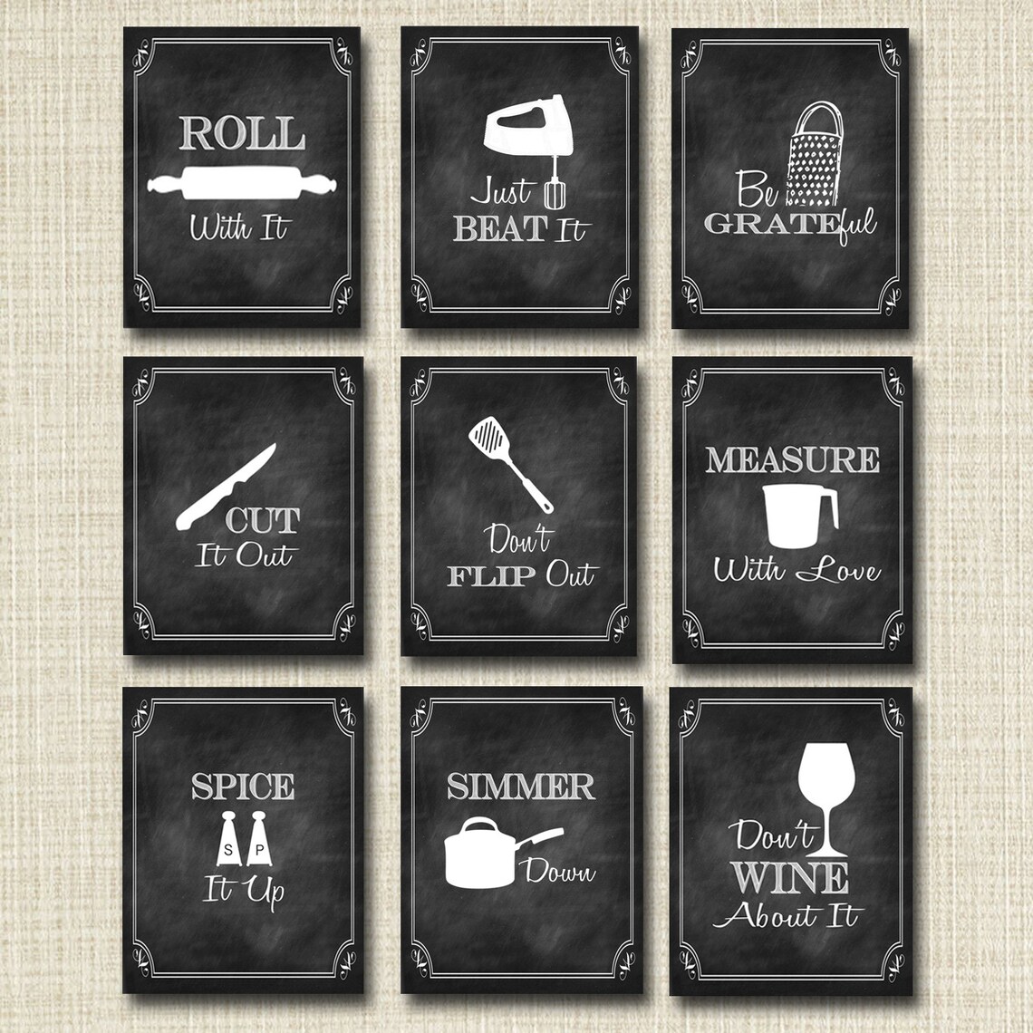 Kitchen Wall Art Kitchen Decor PRINTABLE Signs. INSTANT - Etsy