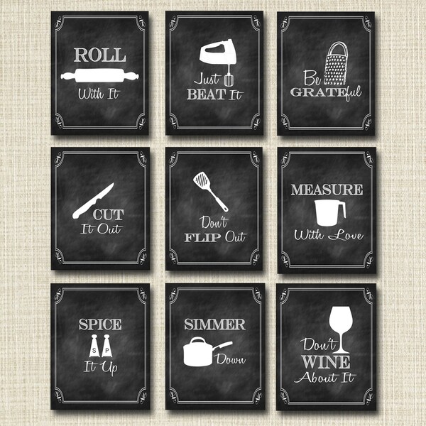 Kitchen Chalkboard - Etsy
