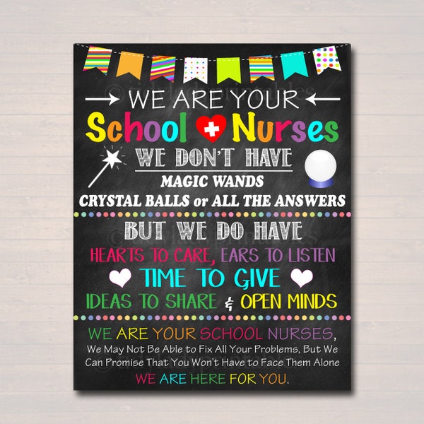 School Nurse Signs - Etsy