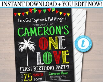 One Love Party | Etsy