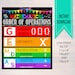 Order of Operations Math Theory Classroom Poster, PRINTABLE Math ...