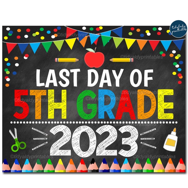 5th Grade Sign - Etsy