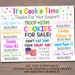 EDITABLE Cookie Booth Sign, Digital File, Troop Leader, Cookie Banner ...