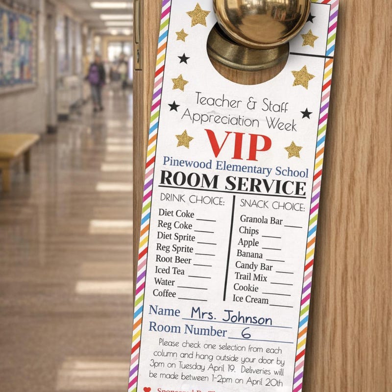 Teacher Room Service - Etsy