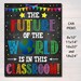 Printable the Future of the World is in This Classroom Poster ...