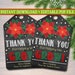 EDITABLE Christmas Gift Tags, Thank You for Helping Me Grow Flower ...